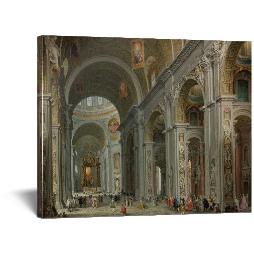 Interior of Saint Peter's, Rome – Epiphania Catholic